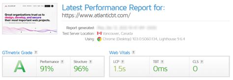 Performance Monitoring Our Process Atlantic Bt