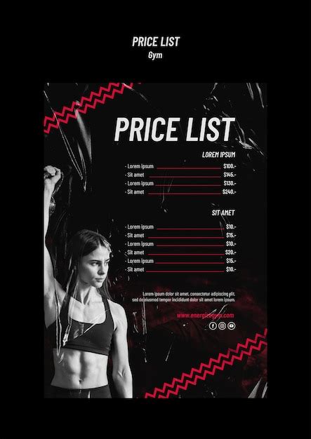 Premium PSD Gym Template Design