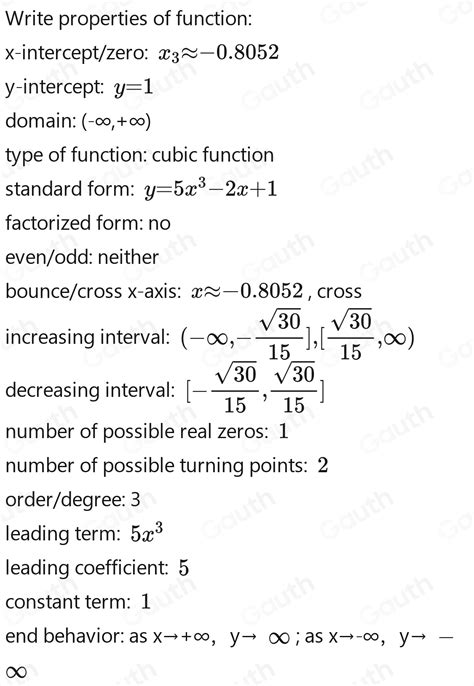 Solved Y 5x 3 2x 1 A Rational Function B Rational Equation C