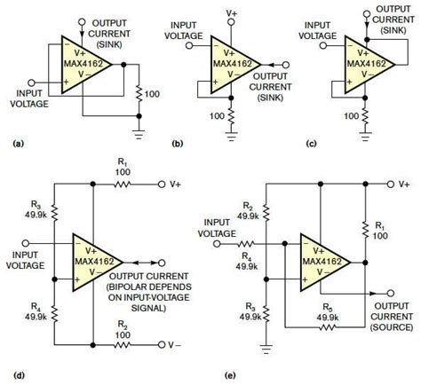 Operational Amplifier Current Source In Series