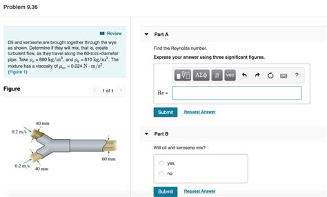 Solved Problem 9 36 Review Part A Oil And Kerosene Are