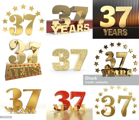세트 90 스타의 원형 장식 10에서 황금 자리입니다 3 차원 일러스트 레이 션 37에 대한 스톡 사진 및 기타 이미지 37 개체 그룹 공휴일 Istock