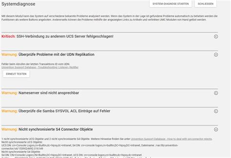 Udn Replication Error Ucs Univention Corporate Server Univention Help