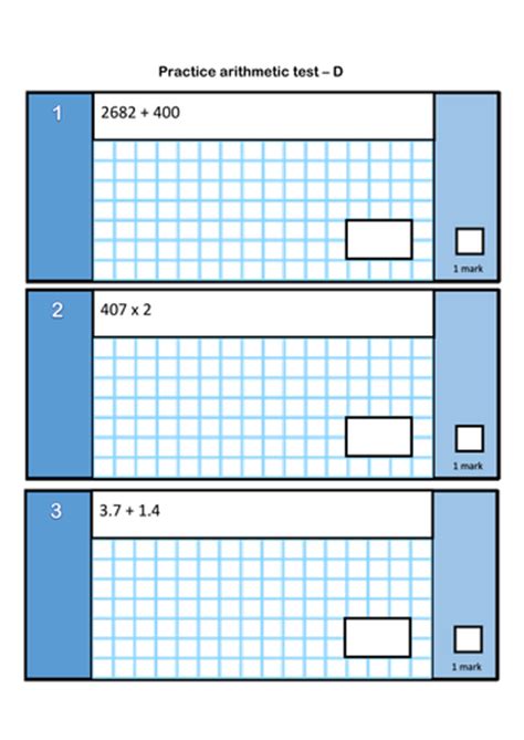 sats adapted arithmetic test 4 tests in total by miketaylorsthelens