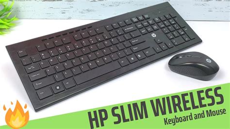 Best Wireless Keyboard And Mouse Hp Slim Wireless Keyboard Mouse Combo Youtube