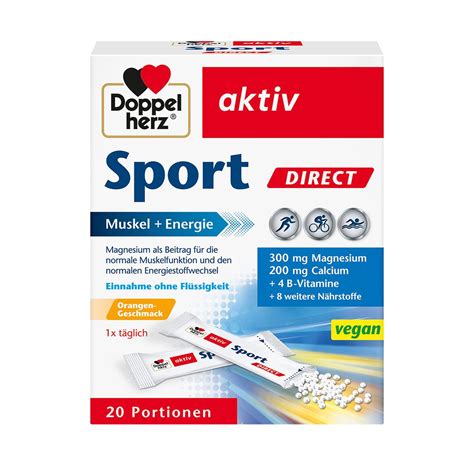 Doppelherz Aktiv დოპელჰერც აქტივი სპორტი 20 პაკეტი