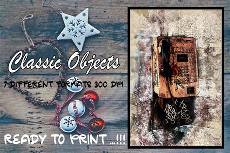 Printable Vintage Classic Objects 7 Different 2169276