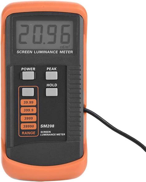 Light Meter Brightness Meter Sm208 Lcd Screen Luminance Meter Handheld Lux Light Tester For