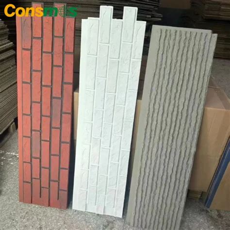 Lightweight Wall Cladding Veneer Artificial Polyurethane Stone Siding