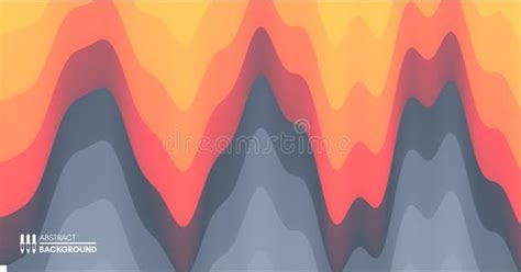 Glitched Gradient Structure Abstract Waveform Background 3d Technology Style Stock Vector