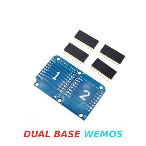 Modulo Shield Dual Base Wemos Protoboard Doble Cara Para Wemos D1 Mini Esp8266 Miravia