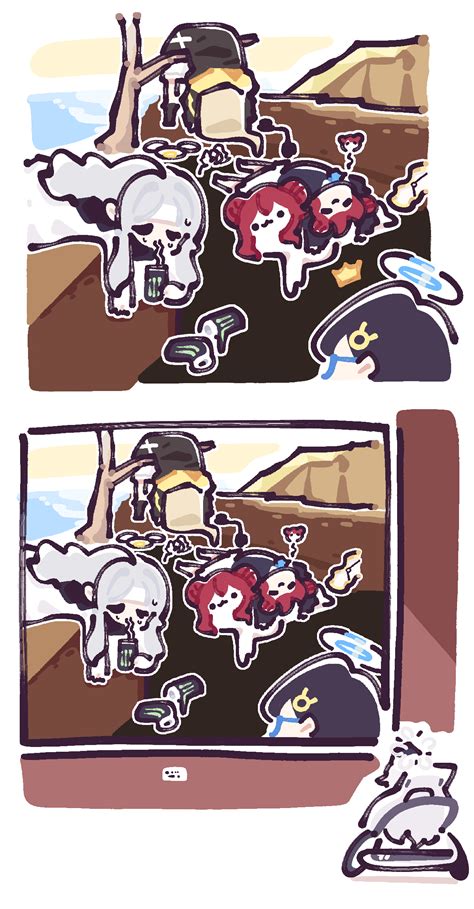 Himari Maki Hare Chihiro And Kotama Blue Archive And More Drawn By Ranaga Danbooru