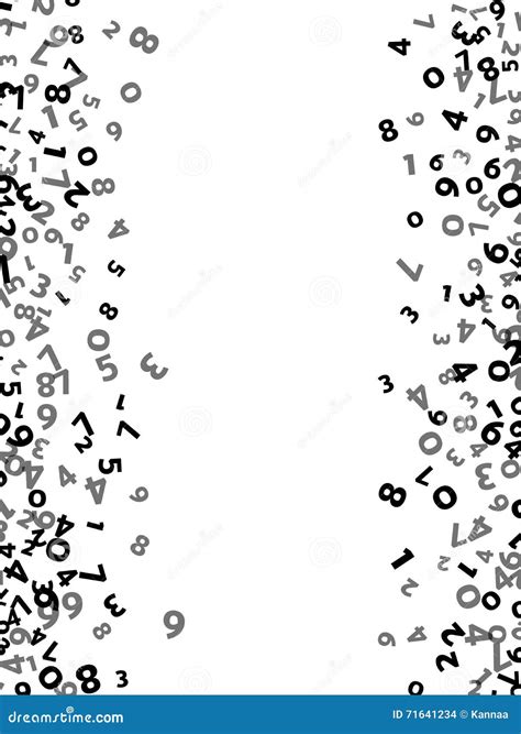 Abstract Math Number Background Vector Illustration Stock Vector Illustration Of Annual