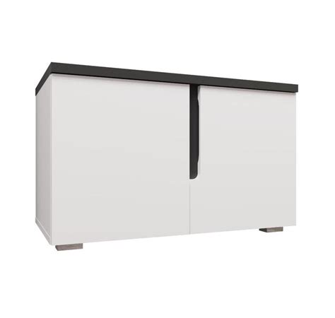 Тумба 2д джордан білий антрацит — ціна 1730 грн у каталозі Етажерки