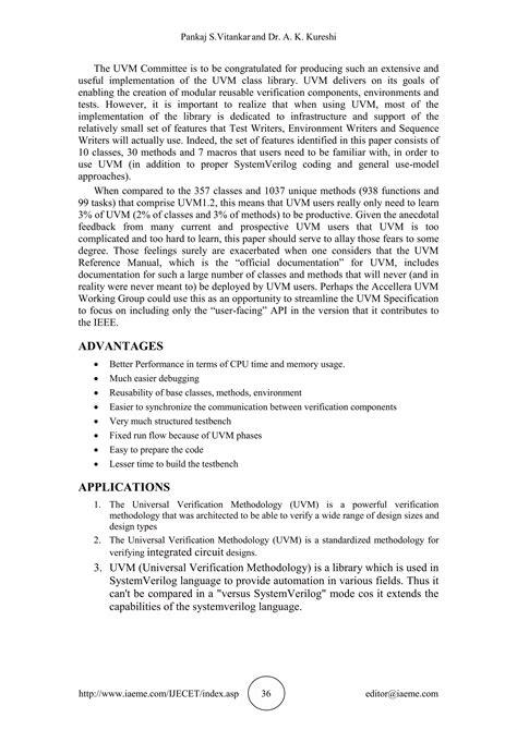 Uvm Architecture For Verification Pdf Computer Software And