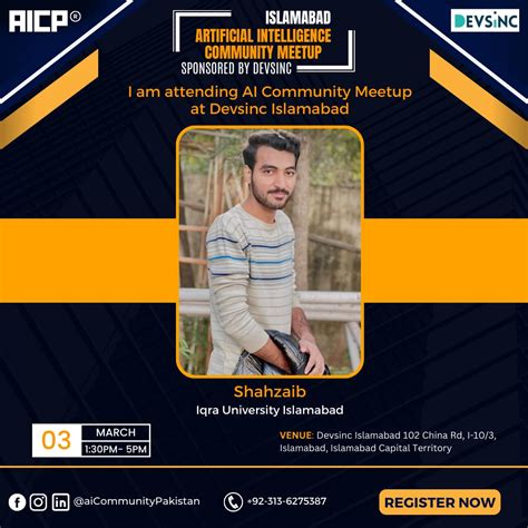 Shahzaib Khan On Linkedin Artificial Intelligence Community Of Pakistan