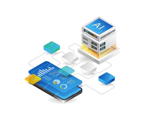 Premium Vector Isometric Flat 3d Concept Of Artificial Intelligence
