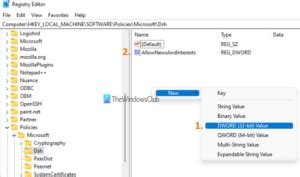 Disable Widgets In Windows Using Registry Or Group Policy