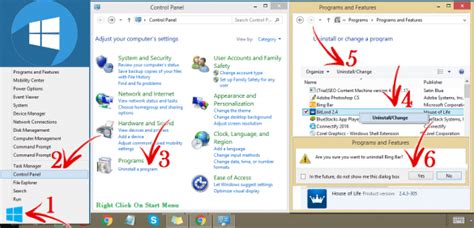 How To Uninstall Application Program From The Control Panel