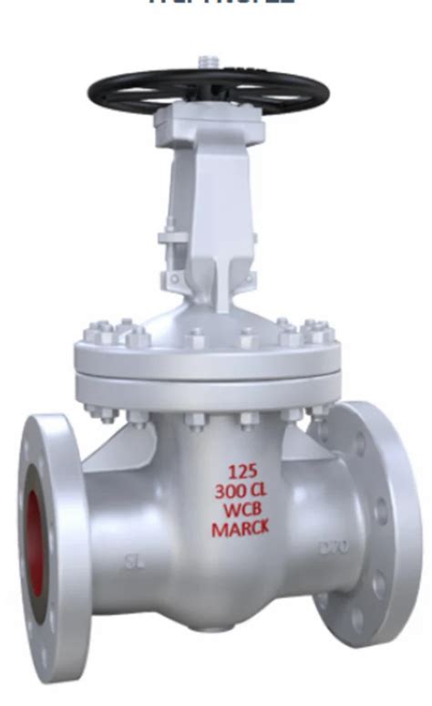Marck WCB 300 Class Gate Valve Valve Size 8 Inch Size 100mm Length
