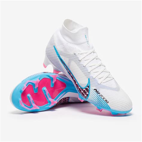 Nike Air Zoom Mercurial Superfly IX Pro FG - Weiß/Baltic Blau/Pink ...