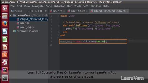 Ruby Class Method Practical Youtube