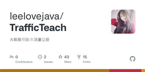 GitHub leelovejava TrafficTeach 大数据项目 车流量监控