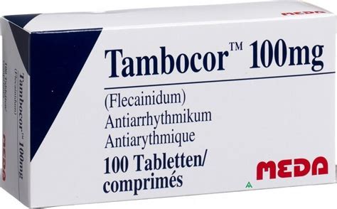 Tambocor 100mg Tablets Rosheta