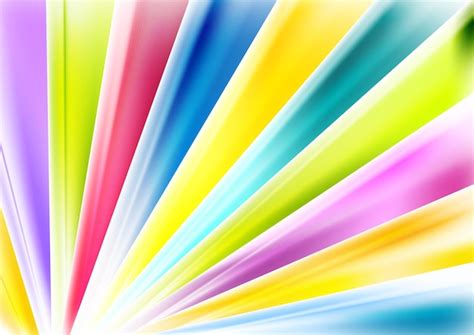 Premium Vector Bright Abstract Multicolored Beams Background