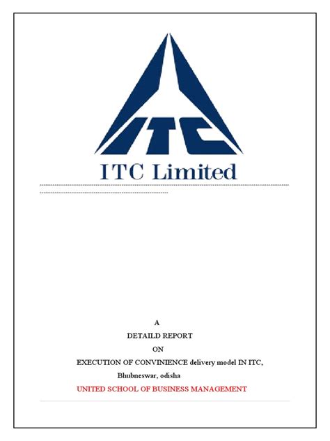 Itc Internship Pdf Business Business Process Itc Internship Pdf Business Business Process