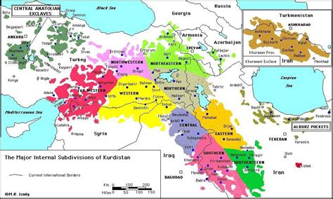 Kurdistan Divisions Map Map Infographic Map History Geography
