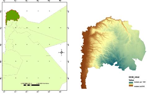 Figure 1 From Detecting Land Use Cover Dynamics And Land Suitability Mapping For Irbid