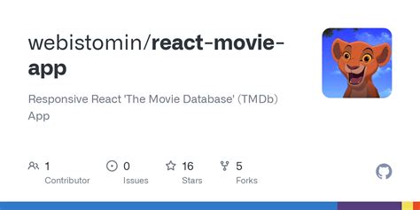 Github Webistominreact Movie App Responsive React The Movie Database Tmdb App