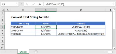Converteer tekststring naar datum - Excel & Google Spreadsheets | Formules 2025