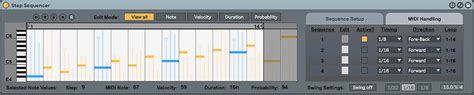 Ableton Live Step Sequencers