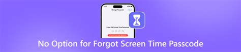 Fix No Option For Forgot Screen Time Passcode On Iphone