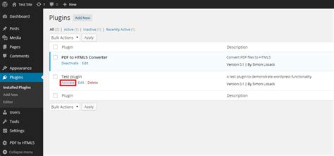 Creating A Wordpress Plugin Part Adding The Admin Page