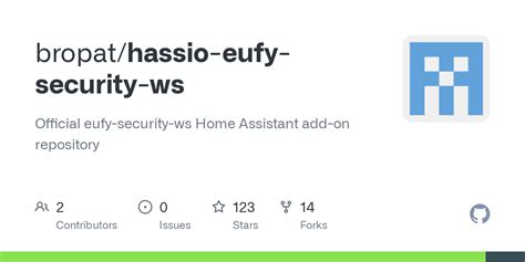 Github Bropathassio Eufy Security Ws Official Eufy Security Ws Home