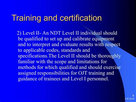 Non Destructive Testing Evaluation Auditor Ndt Training Ppt