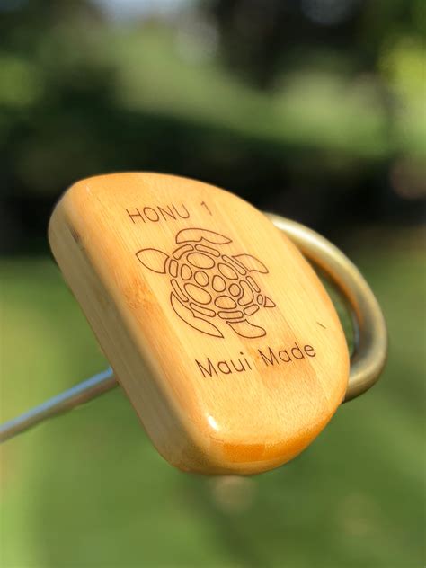 Honu 1 Putter E Customized Bamboo Natural