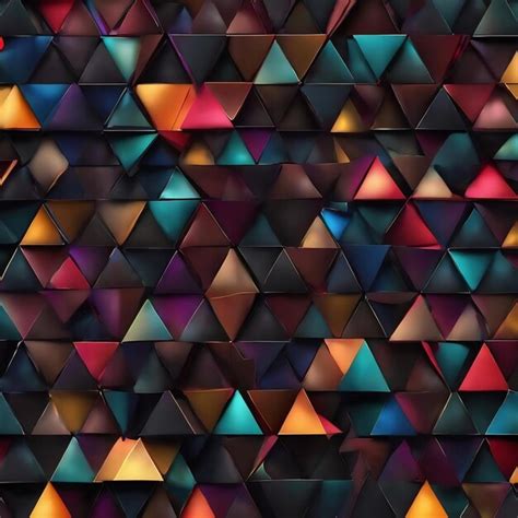 Premium Photo Background In Dark Colors With Triangular Elements