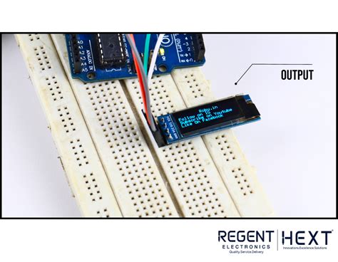 Interfacing SSD1306 I2C OLED Display With Arduino Regent Electronics