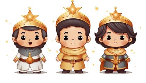 Premium Photo Cute Chibi The 3 Wise Men