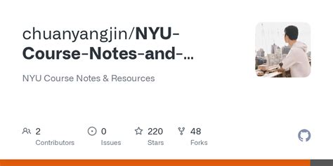 Github Chuanyangjinnyu Course Notes And Resources Nyu Course Notes And Resources