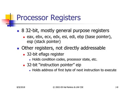 X86 Lite For Compiler Writers Hal Perkins Autumn Ppt Download