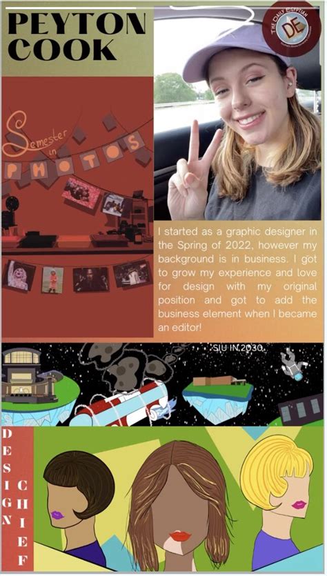 Peyton Cook Is A Marketing Major And The Layout Editor For The De We Will Feature Some Of Our