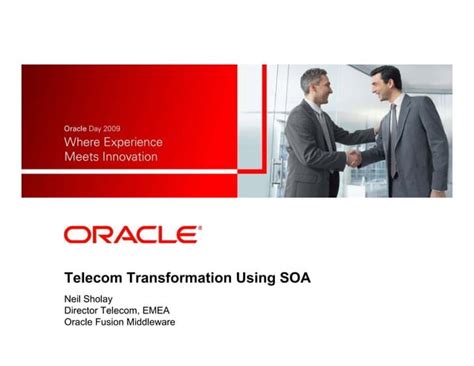 telecom transformation using soa ppt