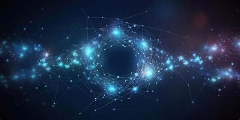 Premium Ai Image Abstract Neural Network Background