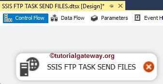SSIS FTP Task Send Files
