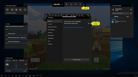 Gaming Turn On Or Off Game Bar Tips In Windows